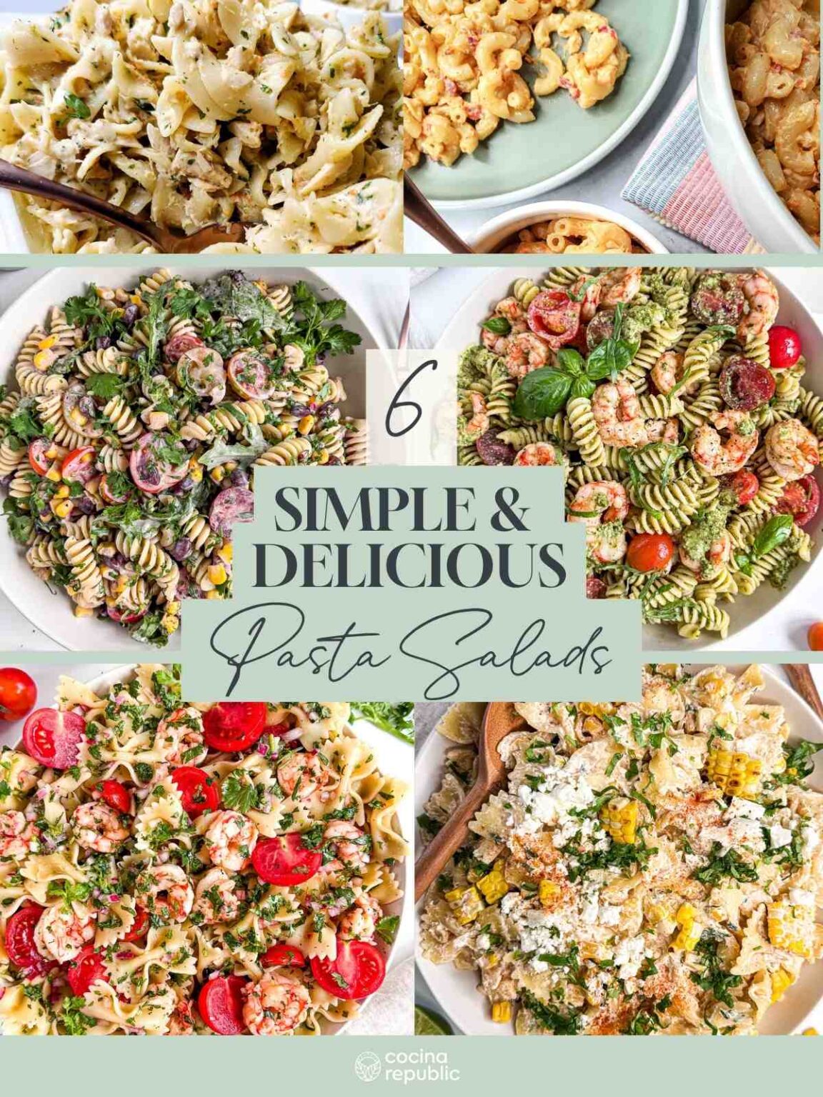 6 Simple and Delicious Pasta Salad Ideas | Cocina Republic